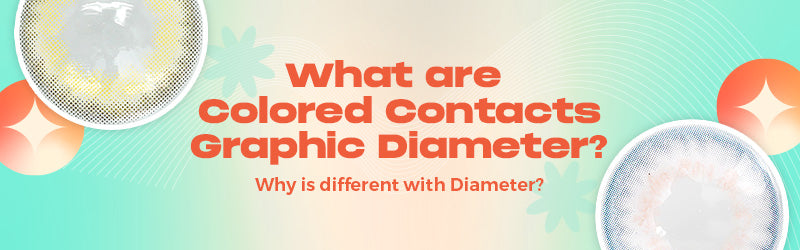 All about Colored Contacts Diameter and Graphic Diameter | PinkyParadise