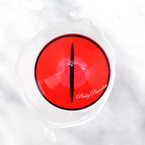 Red Demon Eye Contact Lenses for Cosplay & Halloween [Yearly ...