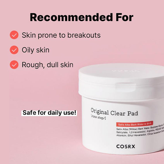 COSRX One Step Pimple Clear Pads | PinkyParadise