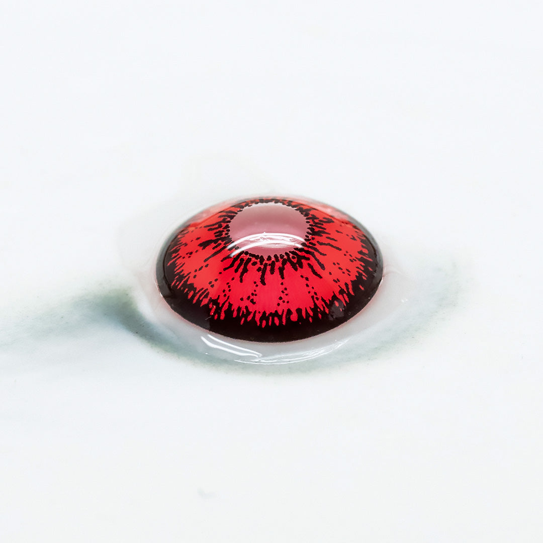 Princess Pinky Dolly Plus Red Mini Sclera Contact Lenses [Yearly ...