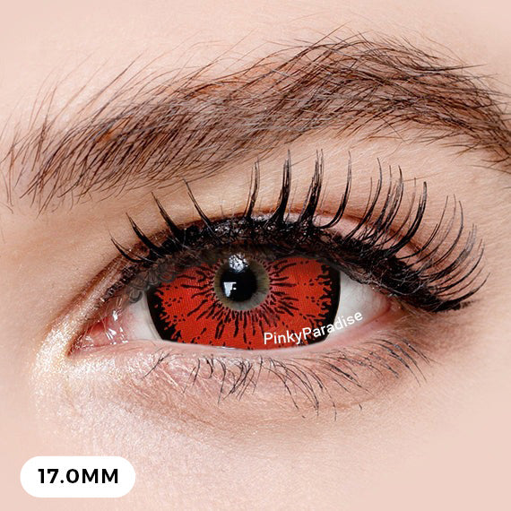 Princess Pinky Dolly Plus Red Mini Sclera Contact Lenses| PinkyParadise