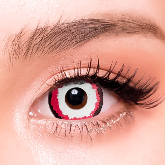 Princess Pinky Eerie Red Mini Sclera Contact Lenses for Cosplay ...