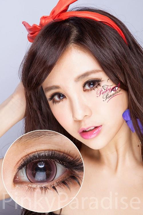 Eclipse Pink Contact Lenses [Yearly] | Pinky Paradise | PinkyParadise