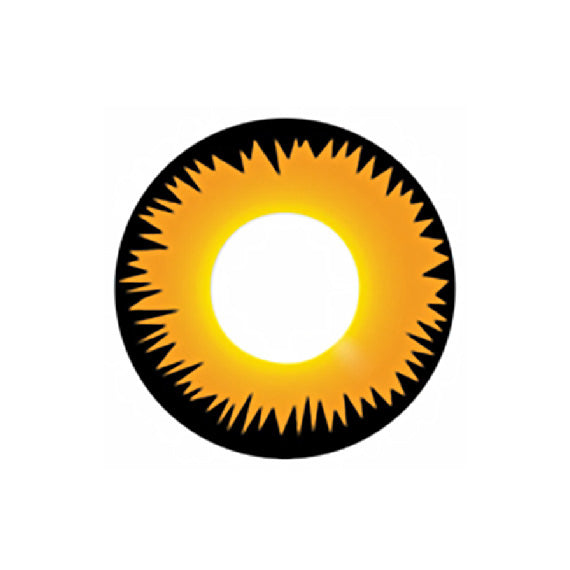 Best Orange Halloween Colored Contacts - Vibrant Orange Enlarging ...