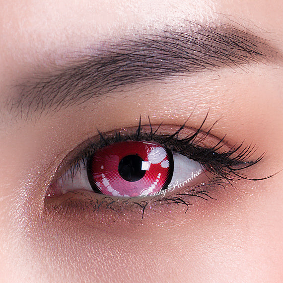 Princess Pinky Obsidian Red Contact Lenses (Yearly Lifespan ...