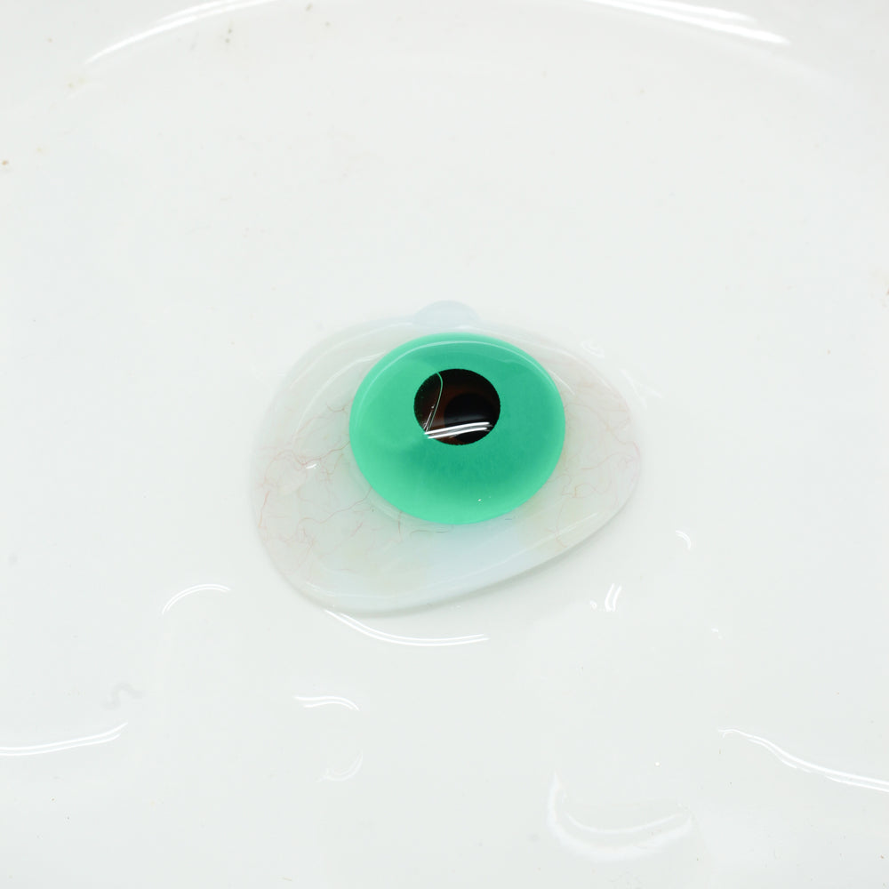 Princess Pinky Cosplay UV Reactive Green Contact Lenses