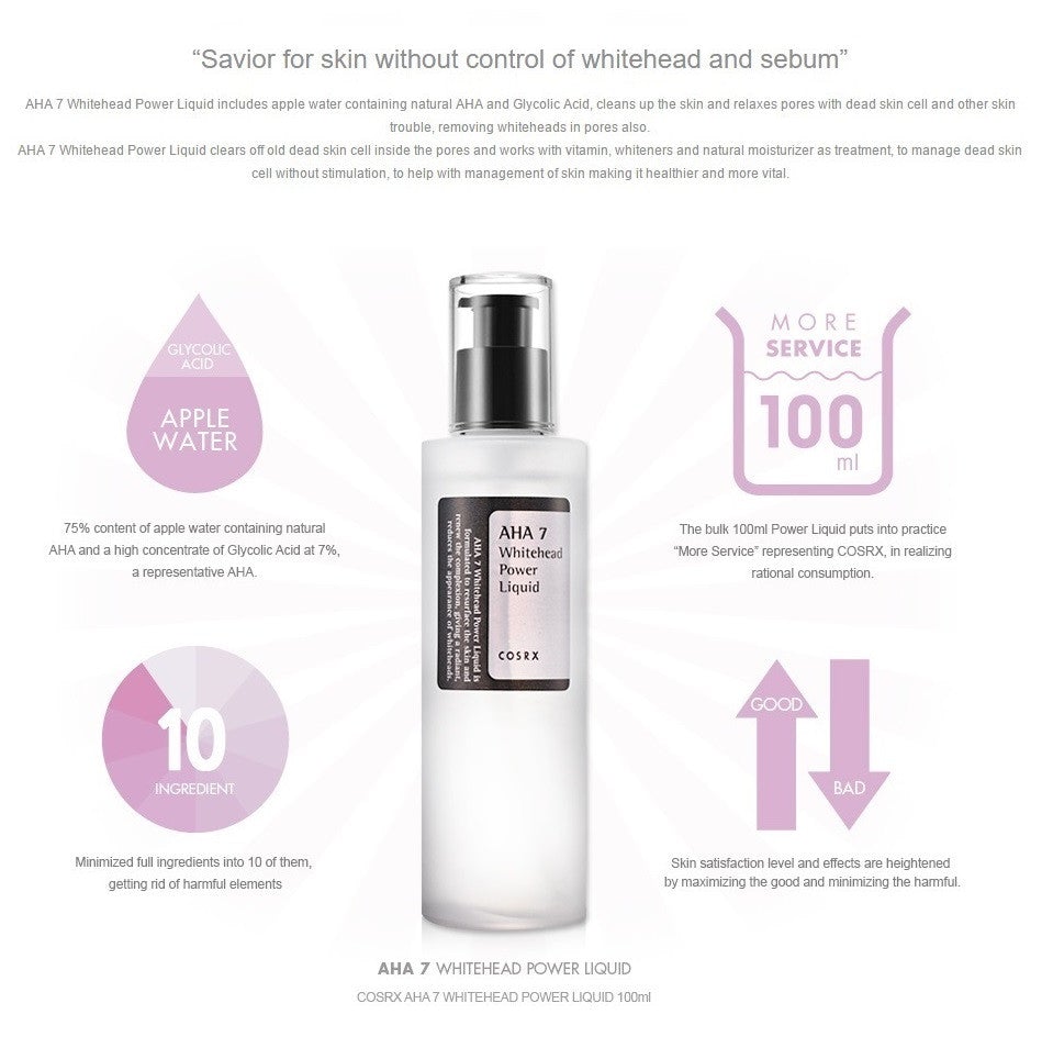 COSRX AHA 7 Whitehead Power Liquid | PinkyParadise