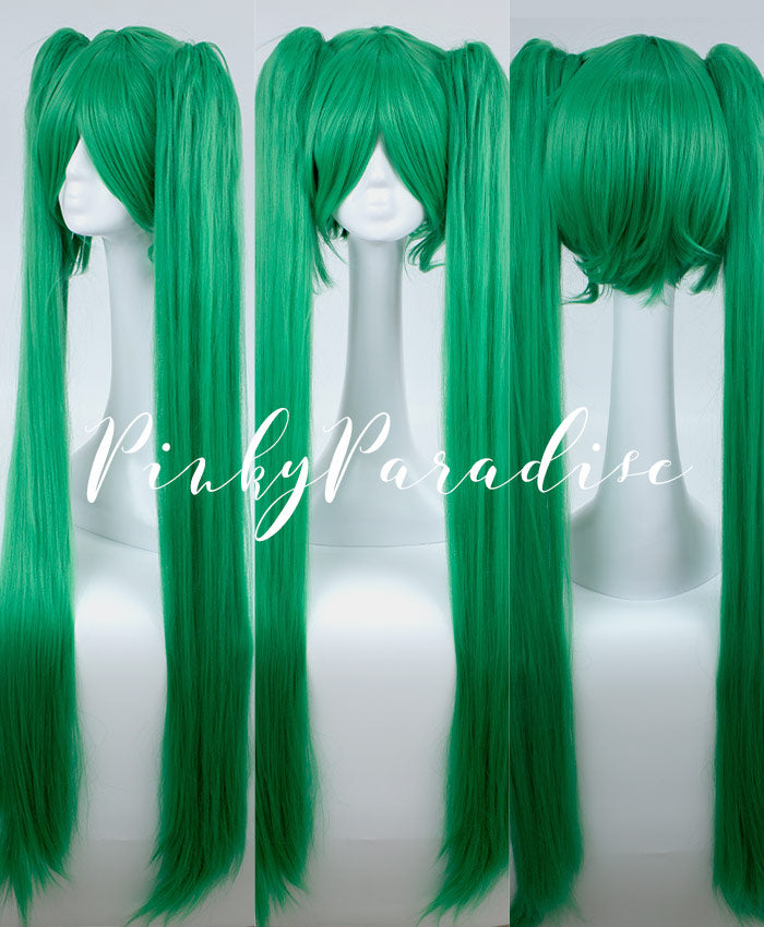 Vocaloid Miku Bright Green Cosplay Wig | PinkyParadise