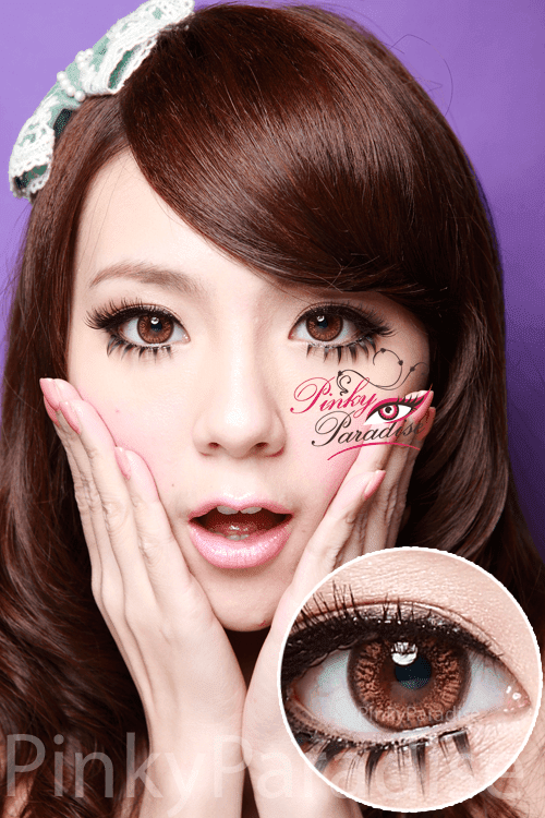 Natural Brown - Circle Lenses & Colored Contacts | PinkyParadise