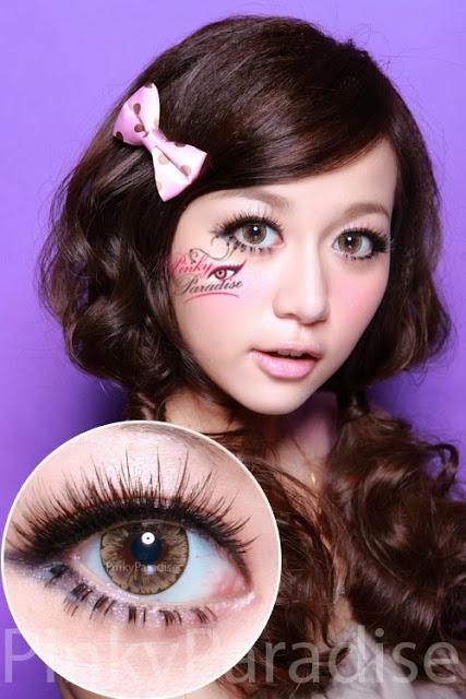 EOS Ice Brown Circle Lenses (Colored Contacts) | PinkyParadise
