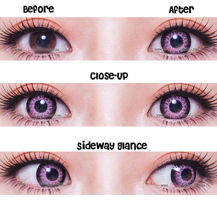 EOS Super Neon Pink Circle Lenses (Colored Contacts) | PinkyParadise