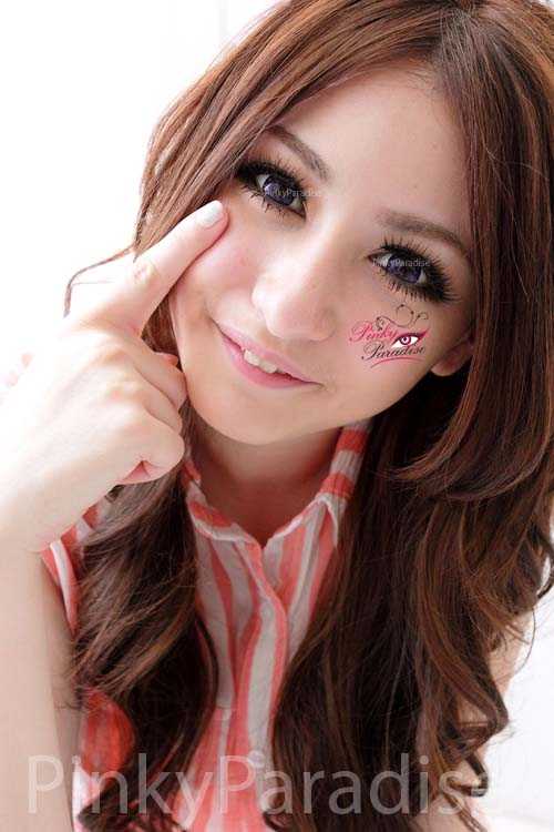 Heart Violet - Circle Lenses & Colored Contacts | PinkyParadise