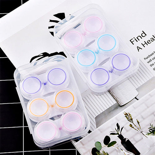 Mini Transparent Contact Lens Storage Case | PinkyParadise