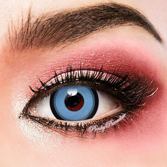 Halloween Contacts - Princess Pinky Cosplay Saw Blue | PinkyParadise