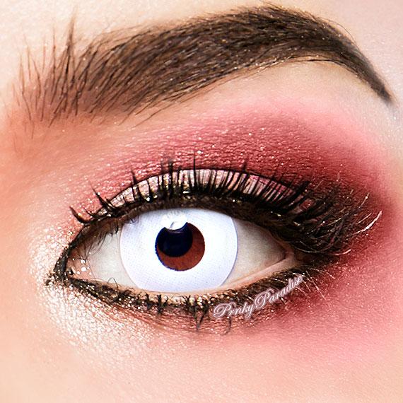 Princess Pinky White Out Contacts For Cosplay (Prescription ...
