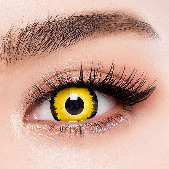 Werewolf Cosplay Yellow Contact Lenses [Yearly] | Pinky Paradise ...
